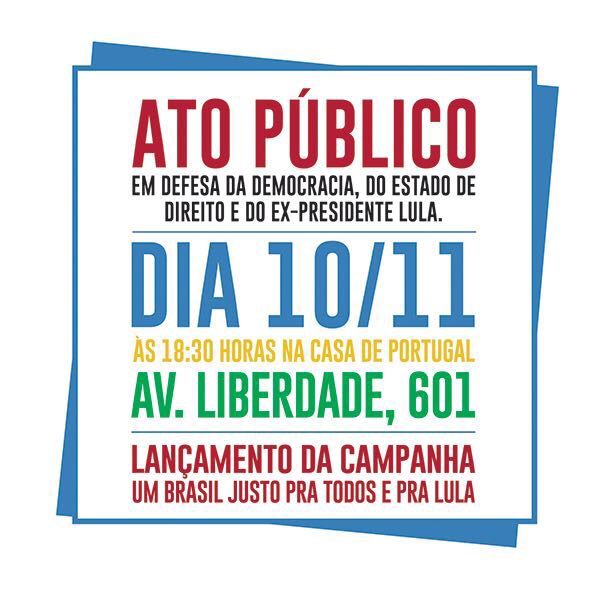 Campanha Em Defesa De Lula Será Lançada Com Evento Em São Paulo