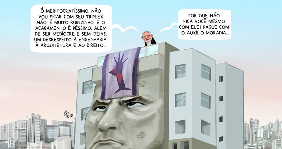Lula fala sobre o triplex do Guarujá. Por Renato Aroeira