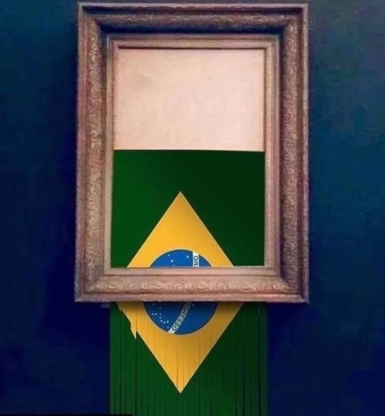 Caiu na rede: meme com obra de Banksy mostra o Brasil hoje