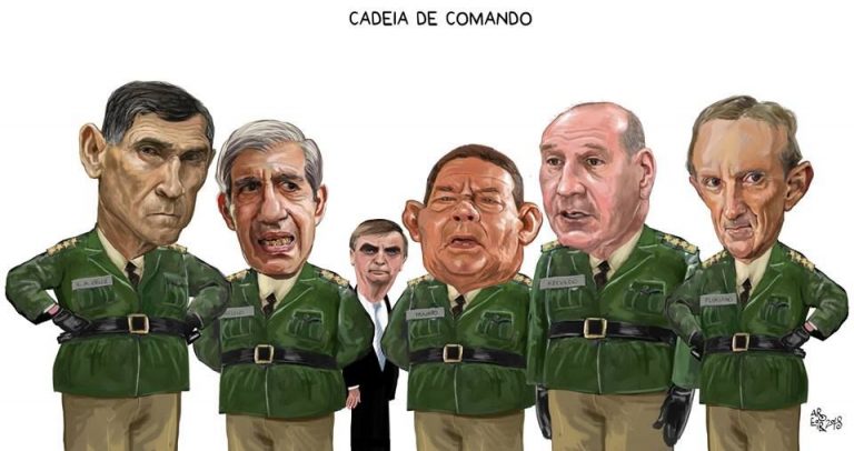 Cadeia de comando: generais no governo do capitão. Por Renato Aroeira