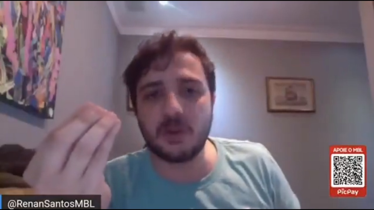 VÍdeo Renan Santos Do Mbl Diz Que Ação Do Mp Se Baseia Em Teoria