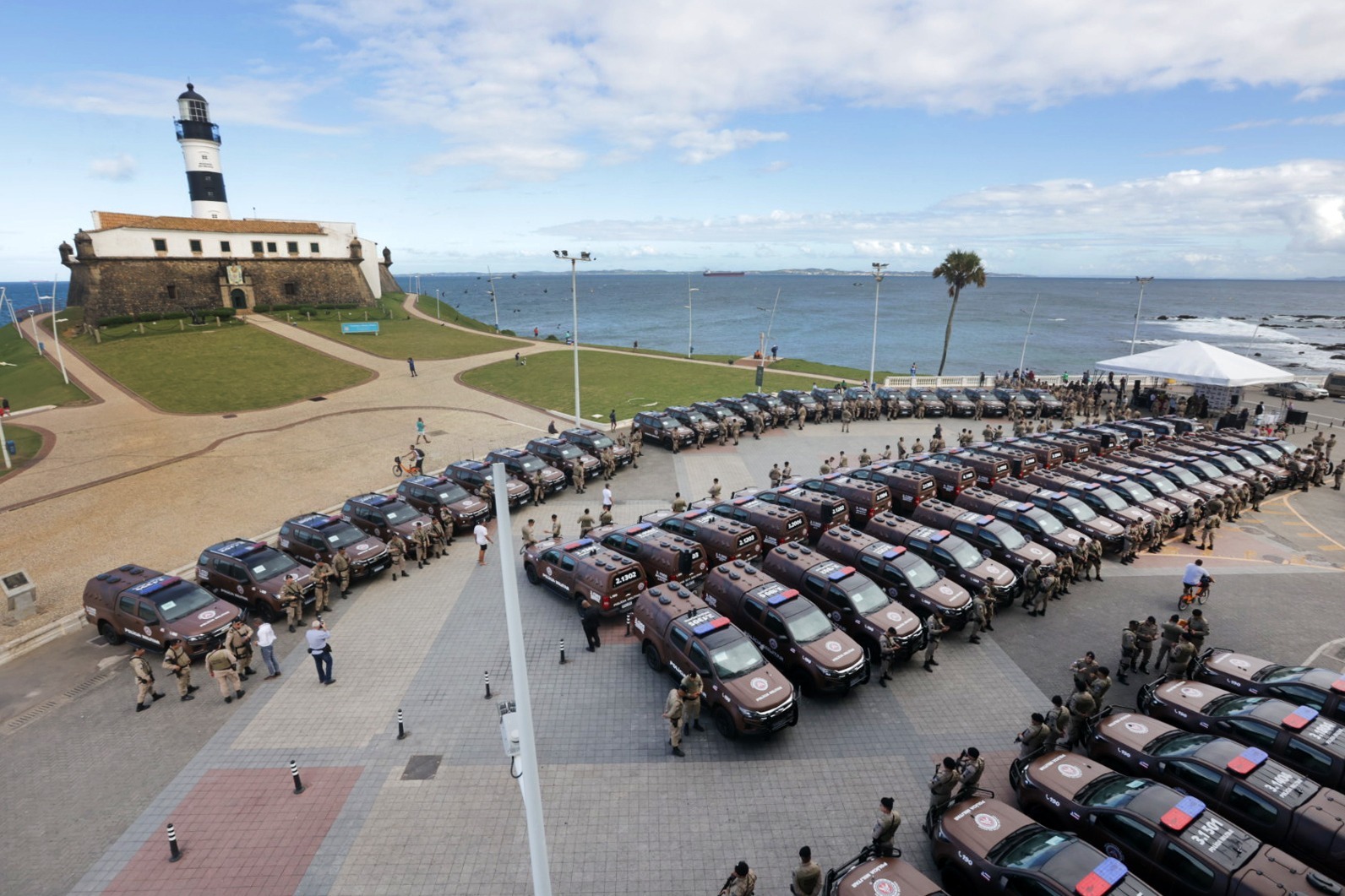 Novas viaturas reforçam ações da Polícia Militar da Bahia