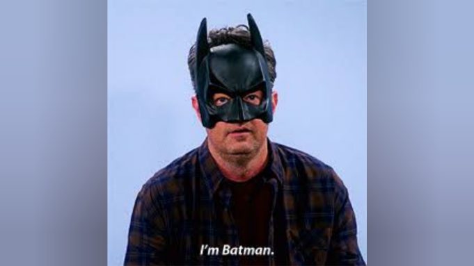 Matthew Perry, astro de Friends, foi obcecado pelo Batman até a morte ...