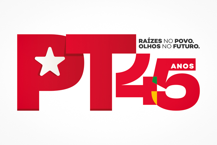 PT lança campanha digital em homenagem aos 45 anos do partido